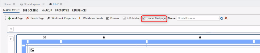 How To Set Up Workbook as a Home Page | Profitbase Docs